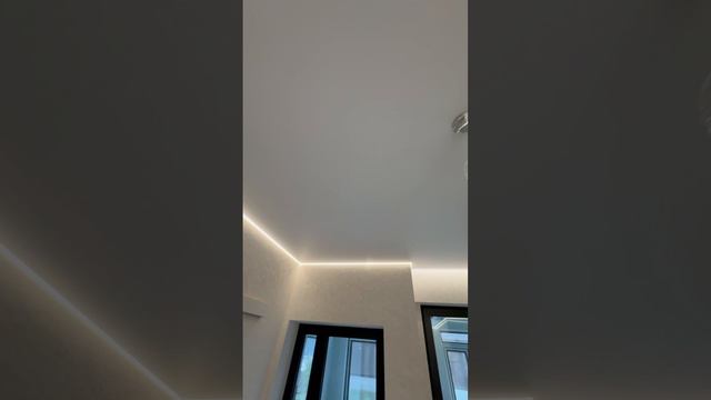 Монтаж натяжного потолка. Очередной проект нашего дилера👇