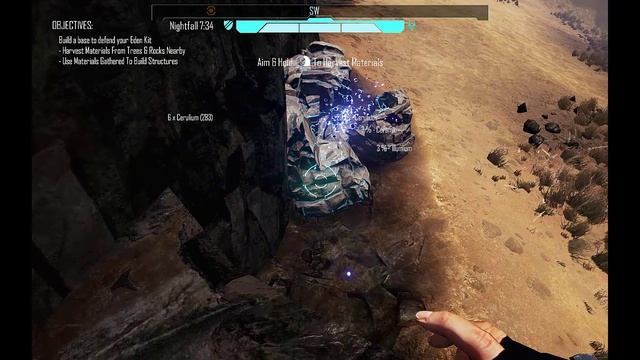 Eden Star 0001. 0.1.8. Обзор игры. Миссия приказано выжить. Строим базу.