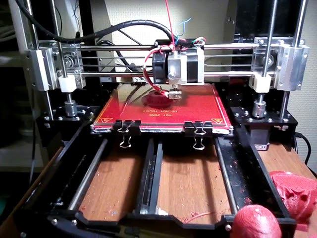 Печать шестерёнки в полностью автономном режиме