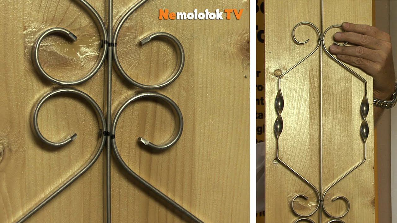 11. Изготавливаем кованые решетки на окна 3 с Eisenkraft (холодная ковка)