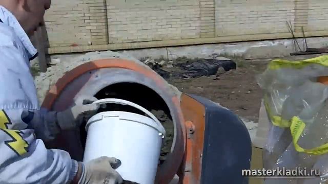 как пользоваться бетономешалкой