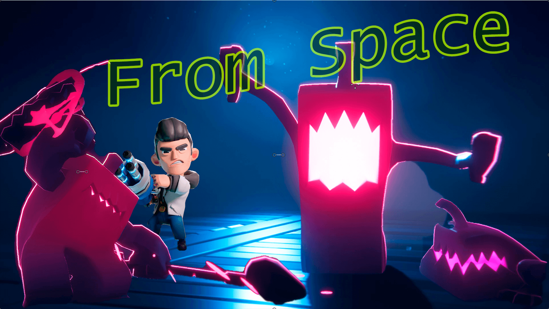 Задал жару пришельцам "From Space"№1