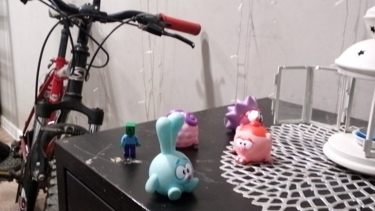 Смешарики Play. Серия 3. Велосипед Зомби И Клетка