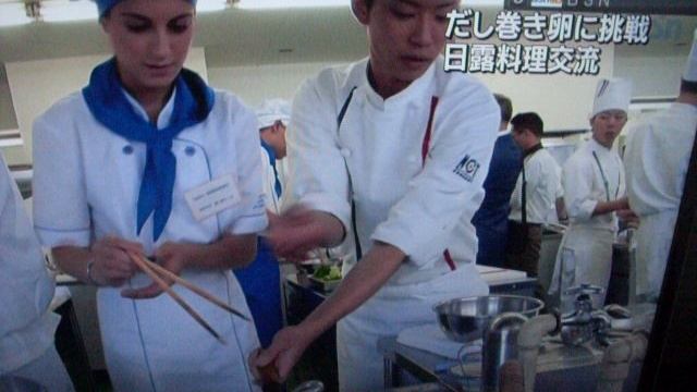 ролик  о наших студентах на японском ТВ