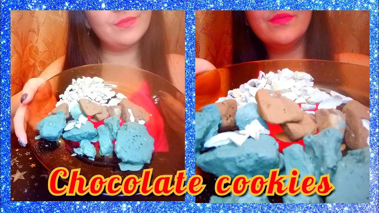 Асмр /Мукбанг /Печенье в шоколаде/Хруст