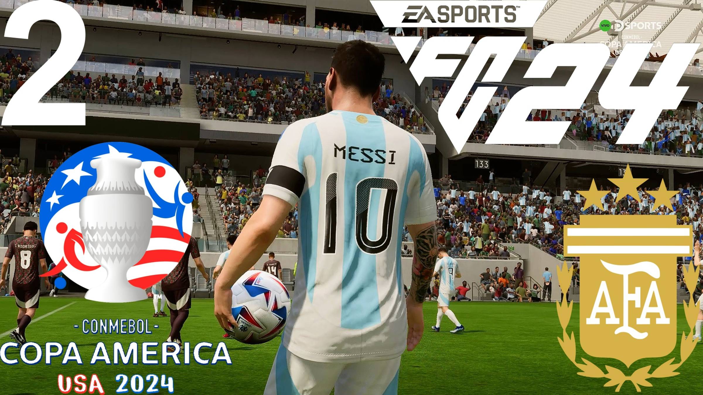 FC 24 КАРЬЕРА ЗА АРГЕНТИНУ #2 - ФИНАЛЬНАЯ РАЗВЯЗКА КУБКА АМЕРИКИ ДЛЯ МЕССИ И ЕГО АРГЕНТИНЫ!!!