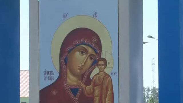 На въезде В Кузнецк появился киот. Июнь 2012 год.