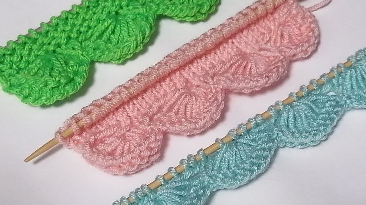 Наборный декоративный край изделия