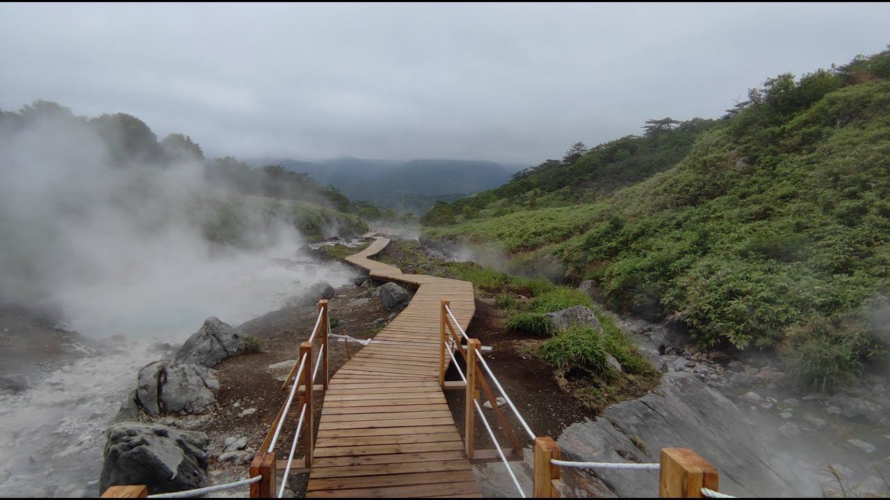 Итуруп 2023.  Кипящая речка.