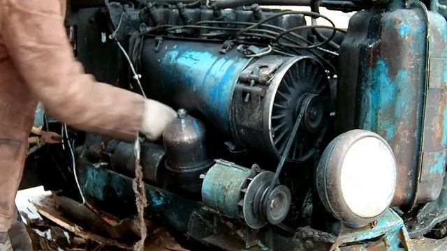 Трактор Т-40 капризничает.