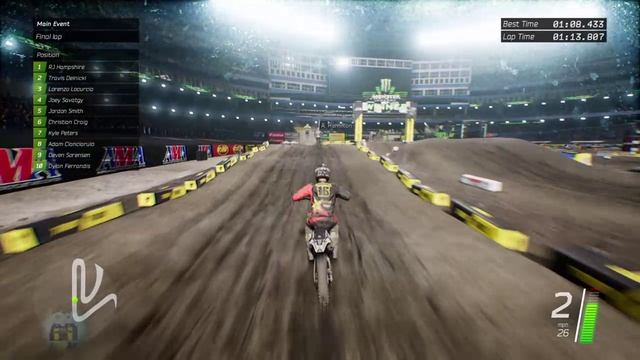 Monster Energy Supercross - The Official Videogame. 1 Только игровой процесс. Без комментария.