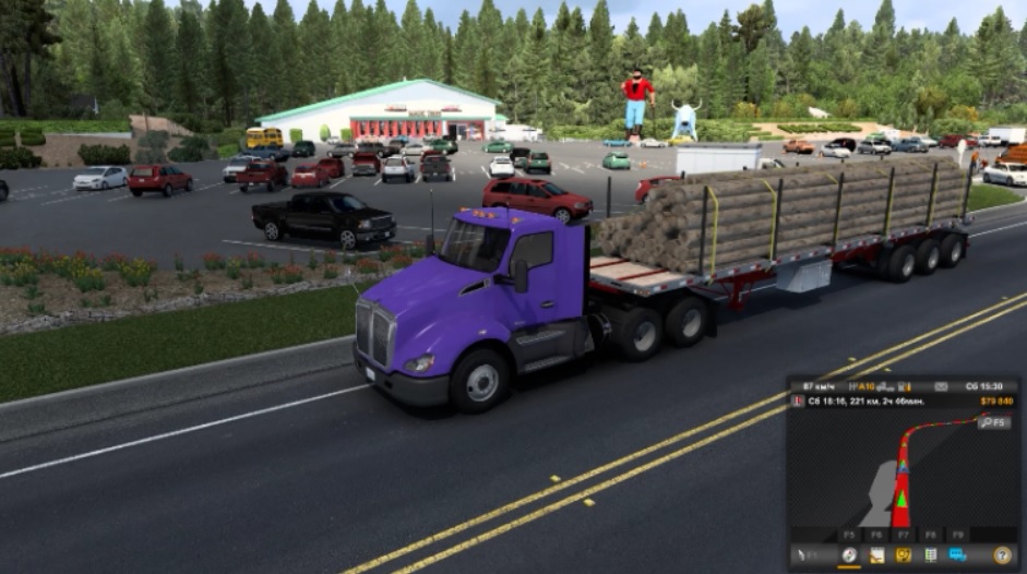 Спокойная перевозка брёвен. 3 часть, завершающая.