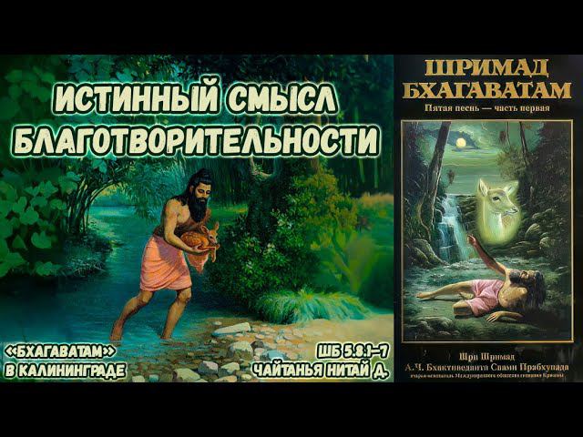Истинный смысл благотворительности. Чайтанья Нитай д. ШБ.5.8.1–7