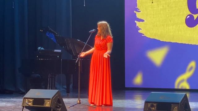 Сольное выступление на Фестивале "Я могу"