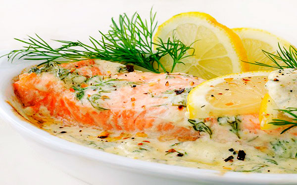 Красная рыба в креветочном соусе_Красная рыба рецепт