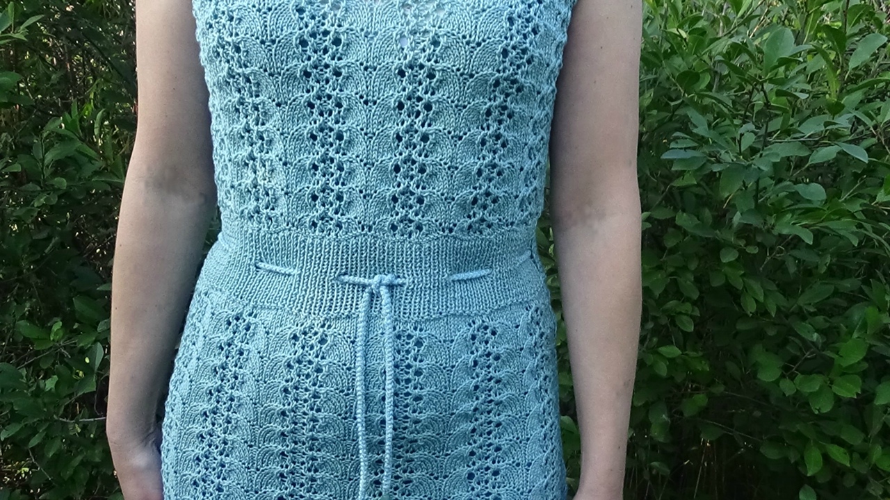 Ажурное летнее платье/Мастер-класс