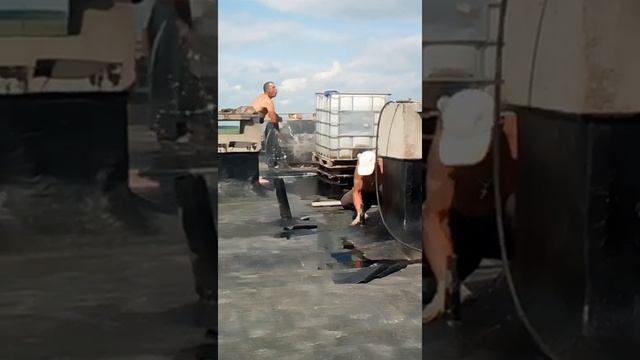 Суровые Елабужские кровельщики