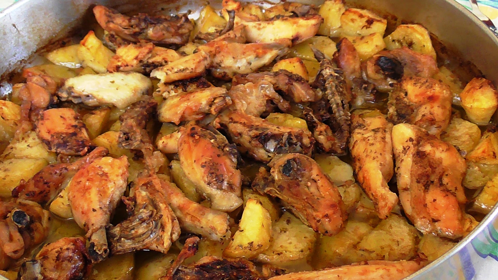 КУРИЦА С КАРТОШКОЙ В ДУХОВКЕ   ВКУСНО ПРОСТО.