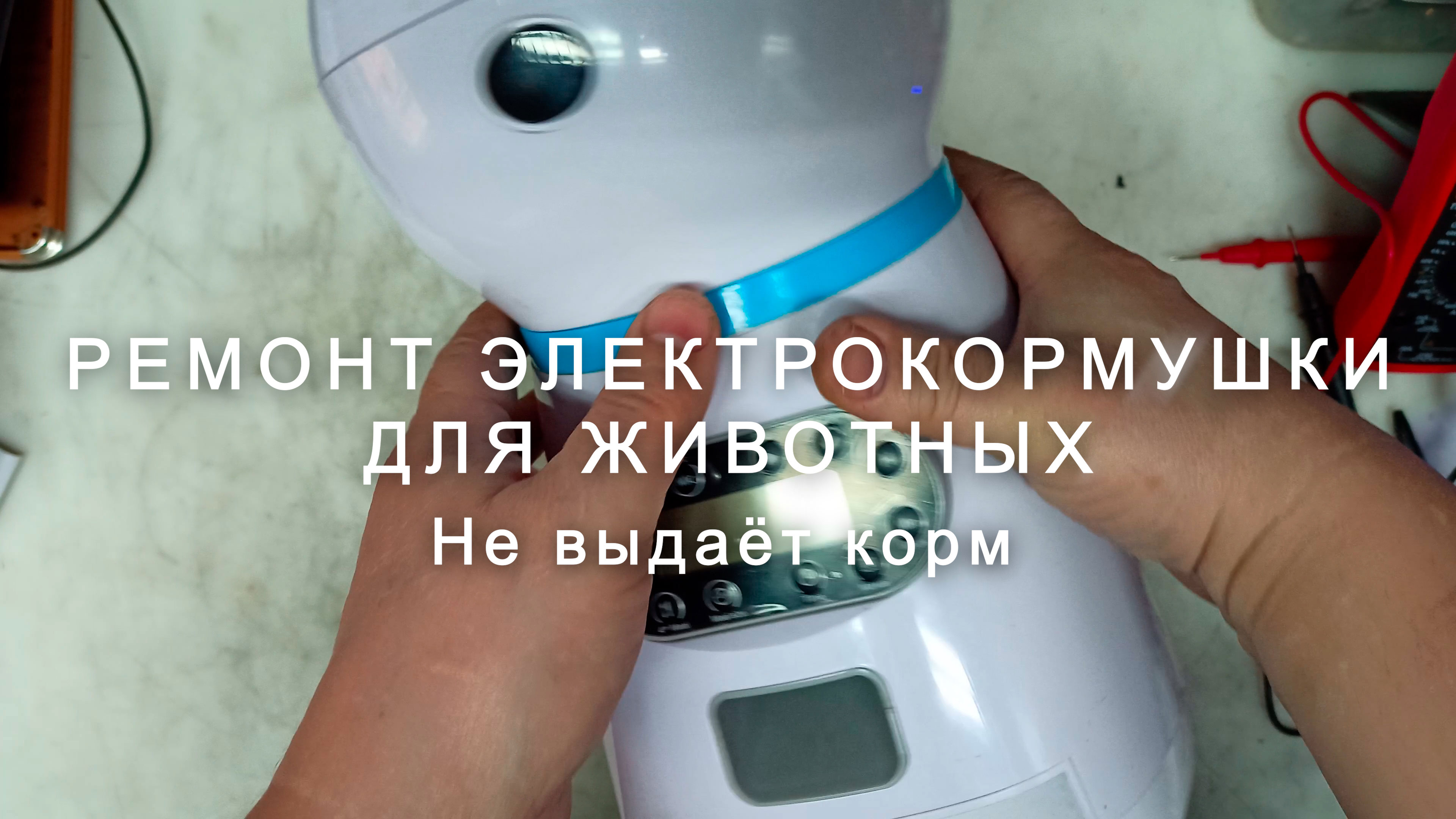 Ремонт электронной кормушки для животных