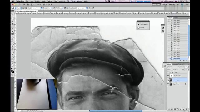 Реставрация старой фотографии в Photoshop.