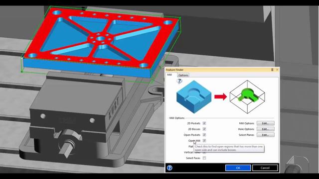 4. Edgecam Test Drive Milling Tutorial - Step 3 - Feature