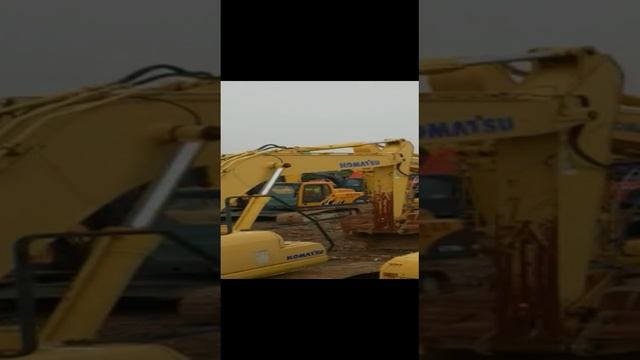 Ещё один обзор склада Б/У экскаваторов наших партнёров из  Синъя́н, Чжэнчжоу, Хэнань. #Экскаваторы