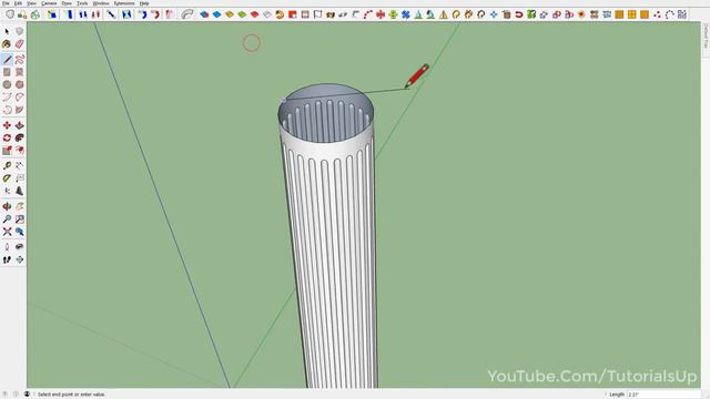 How to Make Column In SketchUp  Design - 1