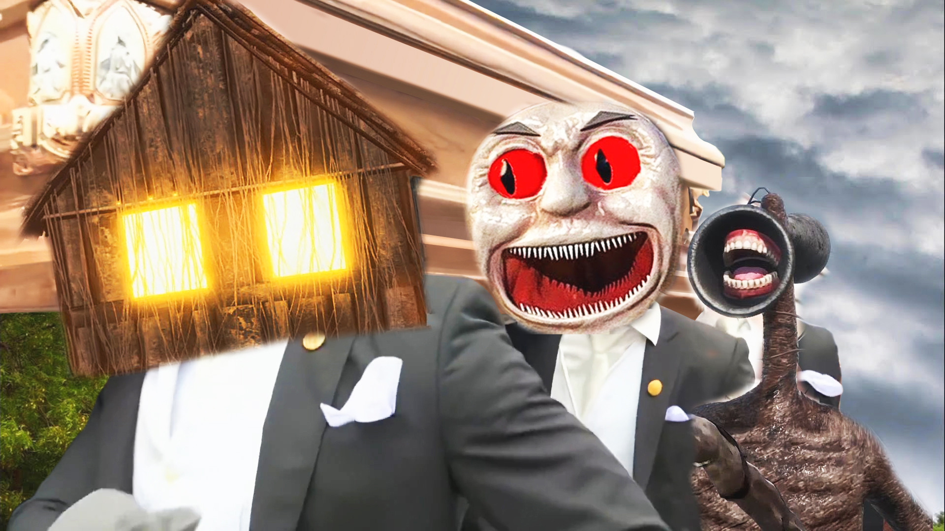 Siren Head | House Head x СИРЕНОГОЛОВЫЕ х ДОМОГОЛОВЫЕ х ПАРОВОЗИК ТОМАС | Coffin Dance (Cover)