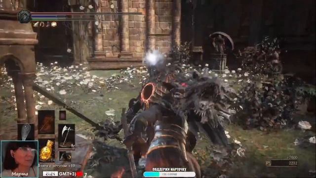 [нарезка с моих стримов ДС3] Как легко фармить сет рыцаря города за стеной