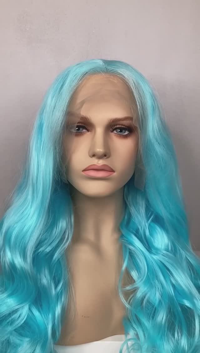 Парик из фибры (термоволокна). Лёгкая смена образа с искусственным париком!) #shorts