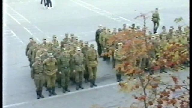 Выпускники Воронежского авиационного инженерного института - курсанты, отслужившие в Чечне.