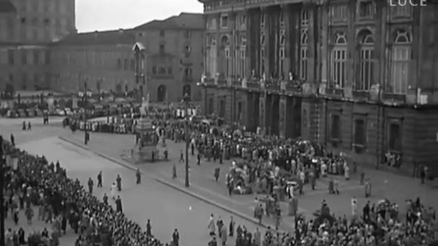 Кинохроника, Италия. Катастрофа G.212 в Суперга. Italy. The G. 212 disaster in Superga