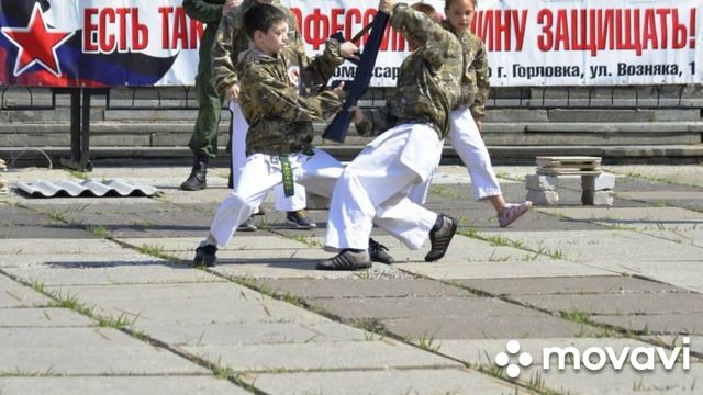 Патриоты нашей Родины!
#Мои_бойцы#karate_УСПЕХ_Горловка#ЦДТ_НР#ДНР