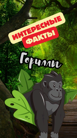 Интересные Факты | Гориллы #Shorts