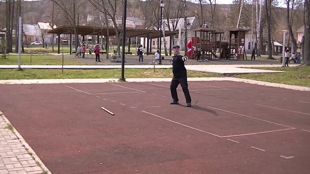 Жигулёвск, Городки. 14.04.2024г. Светлана Слепнёва, Юрий Лабгаев, Николай Козыренко