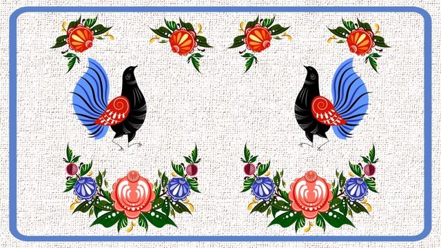 Видео футаж . Народные промыслы. Танец  "Матрешки"