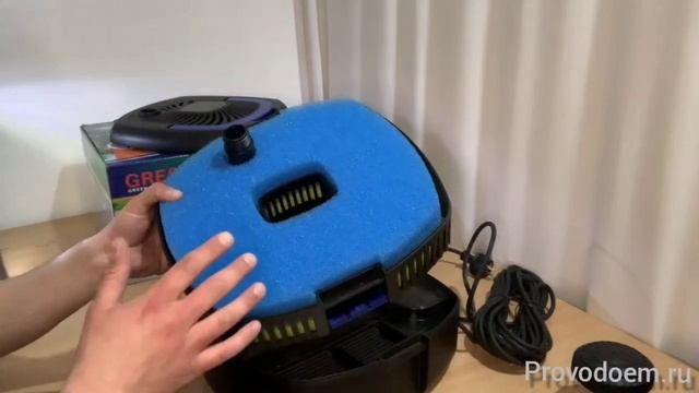 Для пруда: фильтр насос фонтан комплект 3 в 1