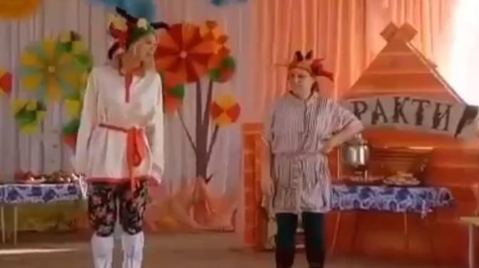 Весёлая осенняя ярмарка в подготовительной группе детского сада