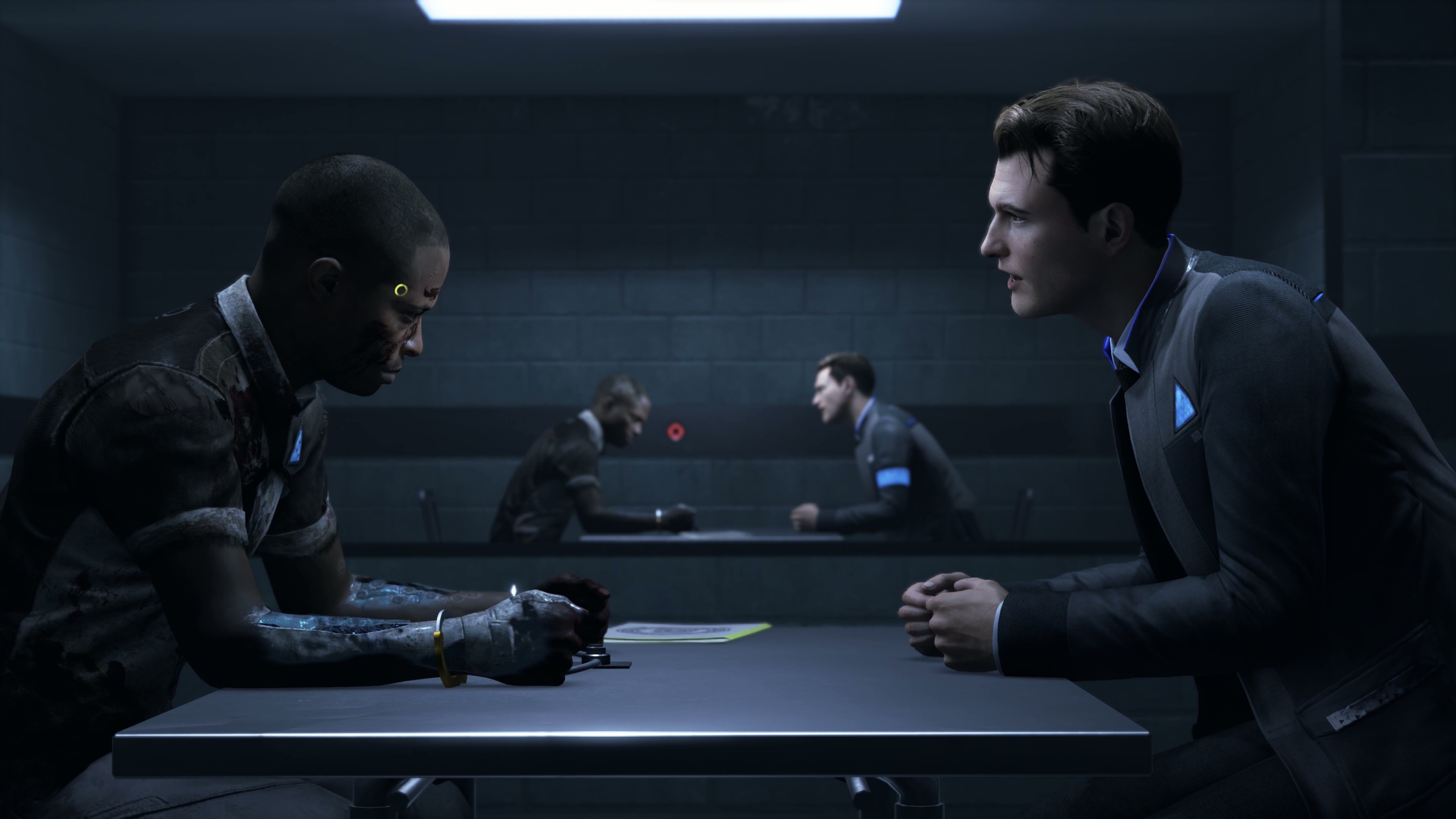 Detroit: Become Human Part4. Коннор допрашивает андроида убийцу. Кэра и Алиса находят ночлег.