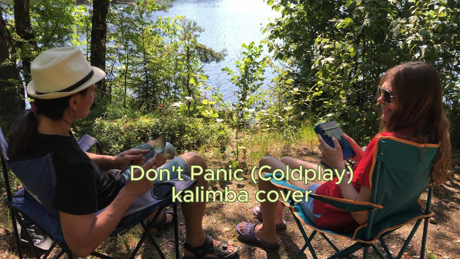 Don't Panic (Coldplay) калимба + поварешка кавер - Музычка