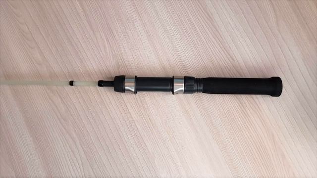 Самодельный спиннинг из стекла для мормышинга