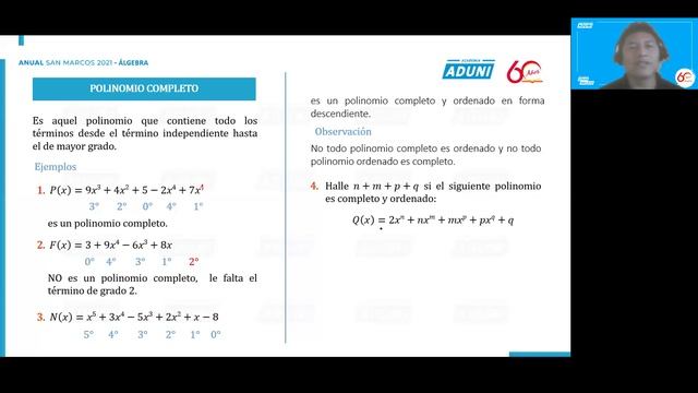 San Marcos Anual 2021 | Semana 08 Álgebra