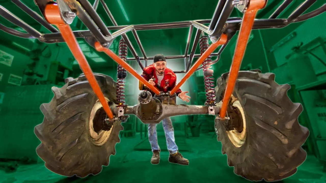 Невероятно сложный этап работы с подвеской 4 LINK завершен!