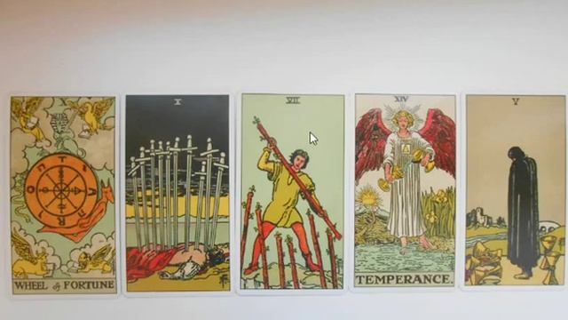 Сочетание карт в таро Уэйта. Рассматриваем пример из практики # 1