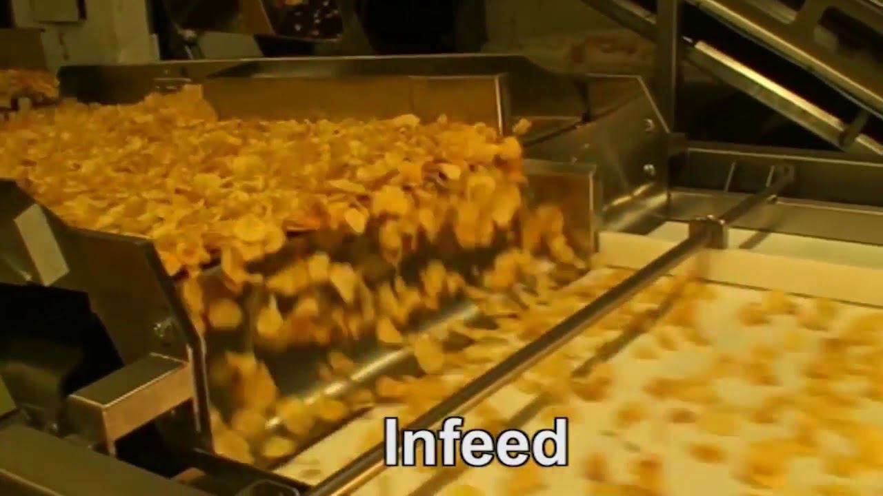 Оптическая сортировка картофельных чипсов