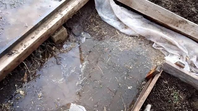 31. 26 марта 2023 г. Водоотведение на даче. Углубление горчицы. Баня.