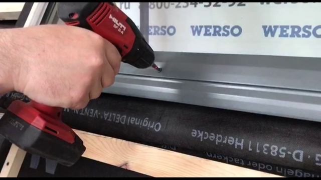 Видеоинструкция по монтажу глухого мансардного окна WERSO