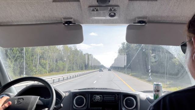 Веселая поездка в Москву на газели. Часть 1