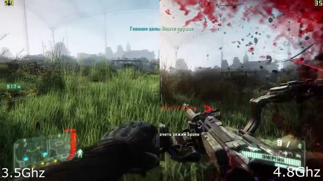 AMD FX-6300 3.5Ghz vs 4.8Ghz GTX 760 in 5 games  Тест Игры