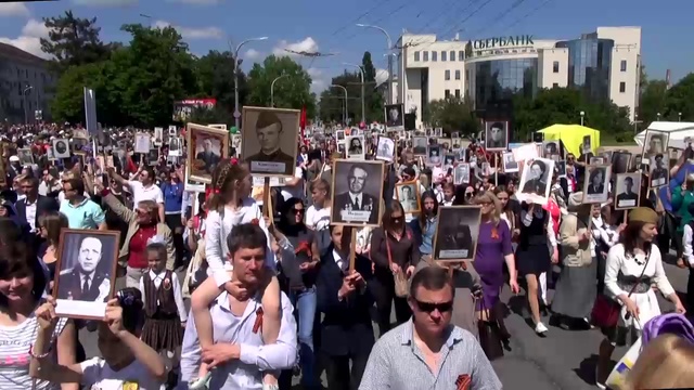 Бессмертный полк 9 Мая 2016, Новороссийск